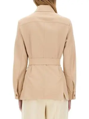 Max Mara Pulvinus Virgin Wool Jacket - Cream