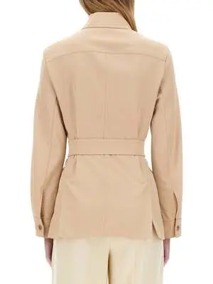 Max Mara Pulvinus Virgin Wool Jacket - Cream