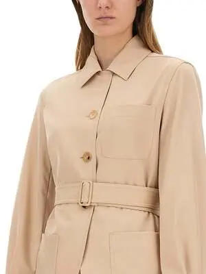 Max Mara Pulvinus Virgin Wool Jacket - Cream
