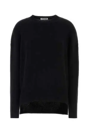 JIL SANDER Cashmere Oversize Sweater - Black