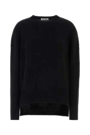 JIL SANDER Cashmere Oversize Sweater - Black