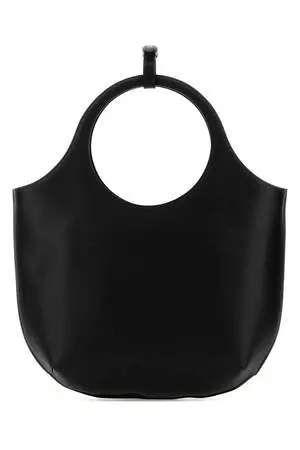COURREGES Leather Medium Holy Handbag