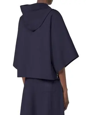 Max Mara Technical Cotton Jersey Boxy Sweater