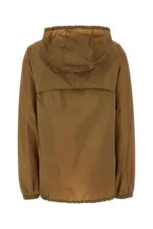 Prada Biscuit Re-nylon Jacket - Brown