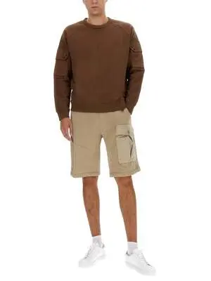 TEN C Sweatshirt With Logo - Brown