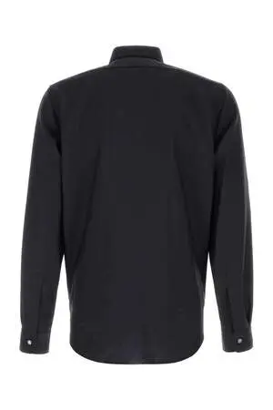JIL SANDER Midnight Wool Blend Shirt - Blue