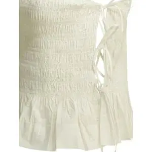 GANNI Neutrals Tops Vests & Tank Tops
