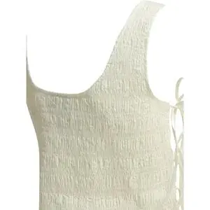 GANNI Neutrals Tops Vests & Tank Tops - Cream