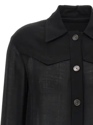 FERRAGAMO Semi-sheer Wool Jacket