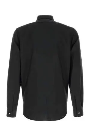 JIL SANDER Wool Blend Shirt - Black