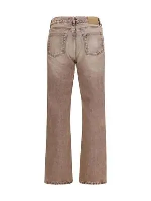 Our Legacy Carlson Cut Clay Breeze Wash Jeans - Red