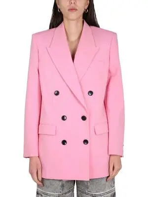 Isabel Marant Étoile Nevim Double-breasted Jacket - Pink