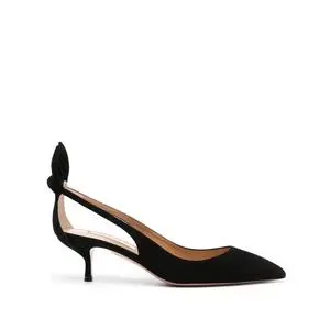 AQUAZZURA Suede Pumps - Black