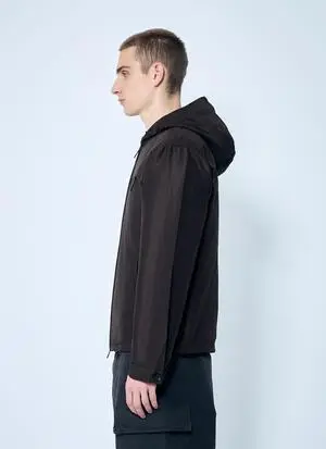 Prada Silk Hooded Jacket