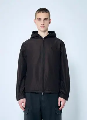 Prada Silk Hooded Jacket