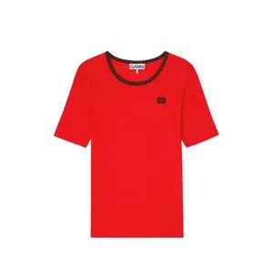 GANNI Tops T-shirts & Jerseys - Red