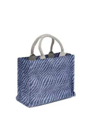 Marni Fabric Tote Bag - Blue