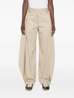 Loewe Cotton And Silk Trousers