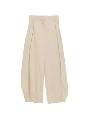 Loewe Cotton And Silk Trousers - Multicolor