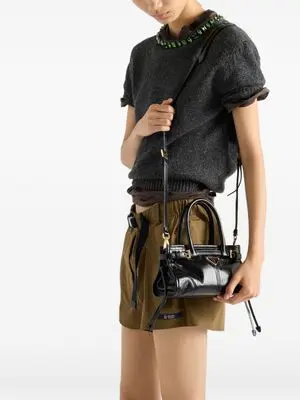 Prada Bonnie Mini Leather Handbag