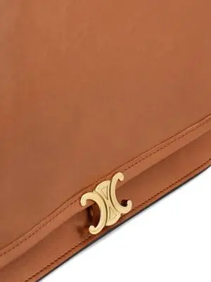 Celine Triomphe Leather Shoulder Bag