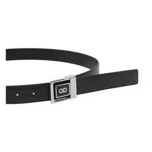 FERRAGAMO Logo Reversible Belt - Brown