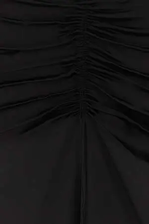 LANVIN Ruched Midi Skirt - Multicolor