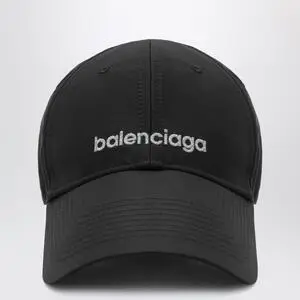 Balenciaga Balenciaga Black Techwear Cap With Reflective Detailing Men Black