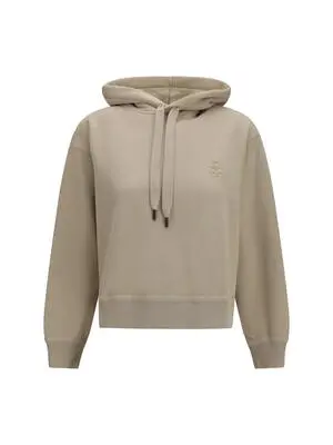 Isabel Marant Étoile Marant Salmy Logo Hoodie - Cream