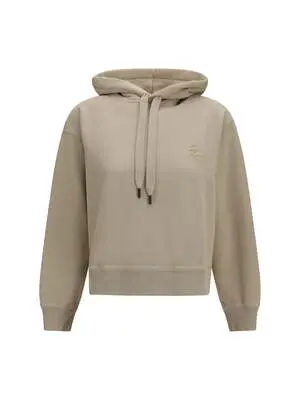 Isabel Marant Étoile Salmy Logo Hoodie - Cream