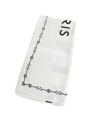 Celine Printed Silk Foulard - Multicolor