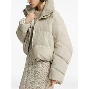 Brunello Cucinelli Neutrals Jackets Puffer Jackets