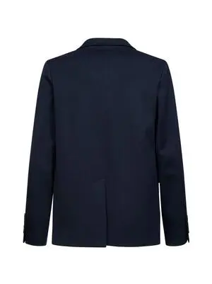 Gucci Dark Blue Cotton Jersey Single-breasted Jacket