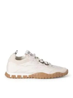 Miu Miu Technical Fabric And Suede Tyre Sneakers - Black