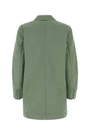 Max Mara Zenobia Denim Blazer - Green