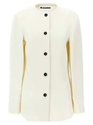 JIL SANDER Wool Jacket - White