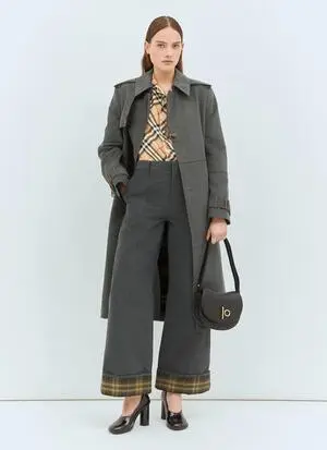 Burberry Check Cuffs Pants