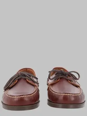 Paraboot Calf Leather Mocassino Barth - Brown