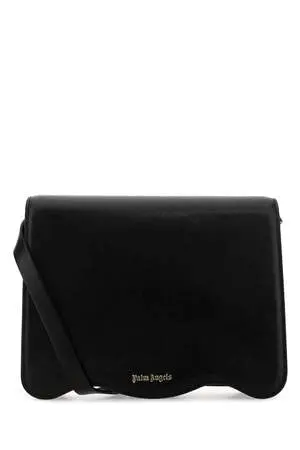 Palm Angels Leather Palm Beach Crossbody Bag - Black