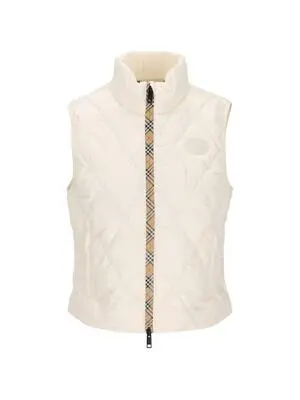 Burberry Quilted Down Vest - Multicolor