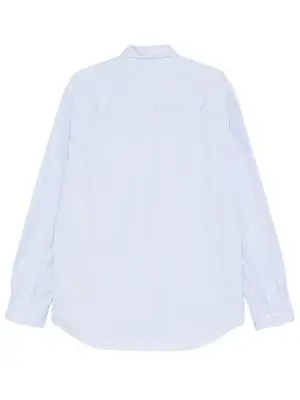 Dries Van Noten Caper Cotton Poplin Shirt - Blue
