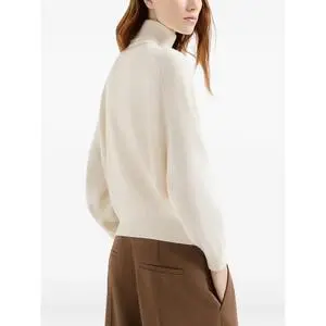 Brunello Cucinelli Neutrals Knitwear Jumpers - Cream