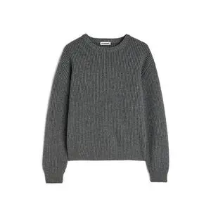 JIL SANDER Grey Sweaters & Knitwear Sweatshirts - Gray
