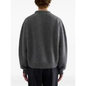 JIL SANDER Rib Knit Wool Sweater