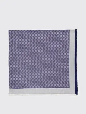 Gucci Wool And Silk Scarf - Blue