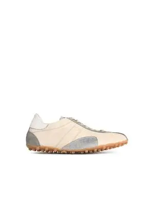 MAISON MARGIELA Sprinters' Ivory Fabric Sneakers - Cream