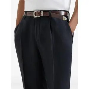Brunello Cucinelli Linen Tailored Trousers