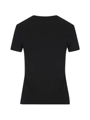Celine Logo Cotton T-shirt