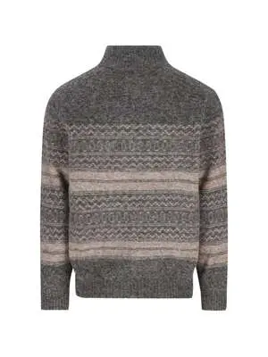 Brunello Cucinelli Alpaca Cardigan - Multicolor