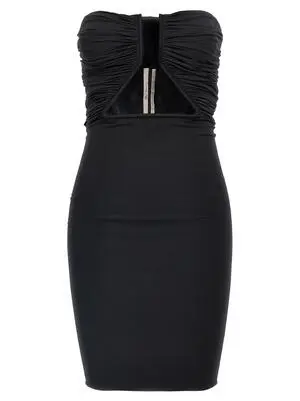 Rick Owens Prong' Mini Dress - Black